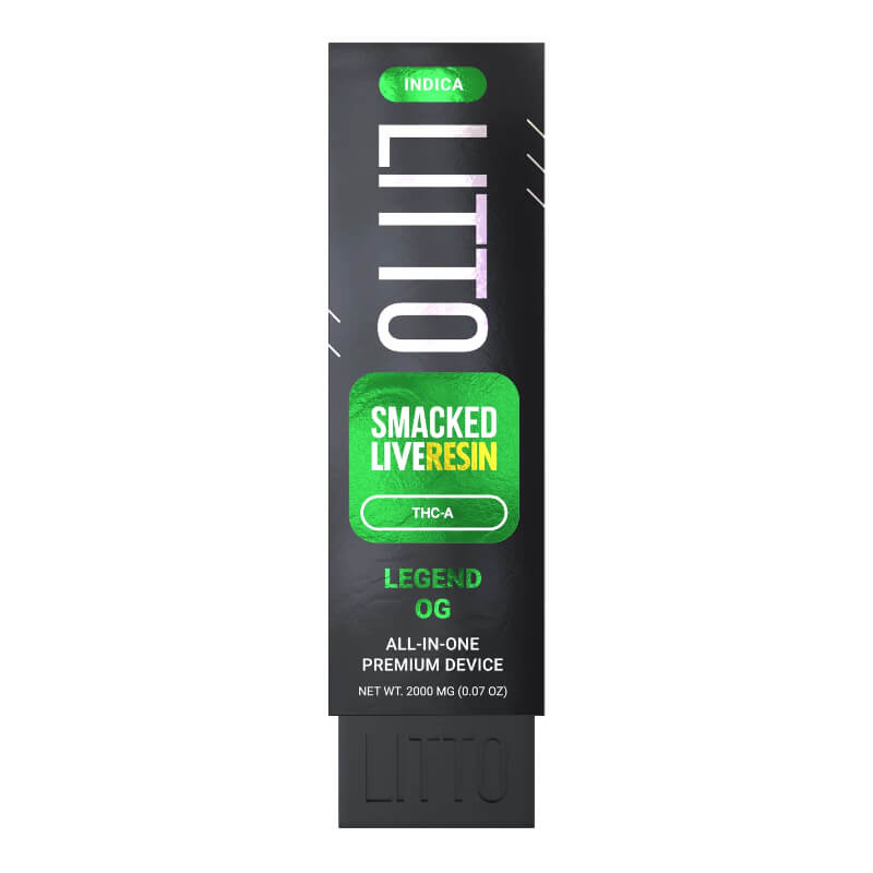 LITTO THCA Disposable – Legend OG – IndicaCompliant CBD : Compliant CBD